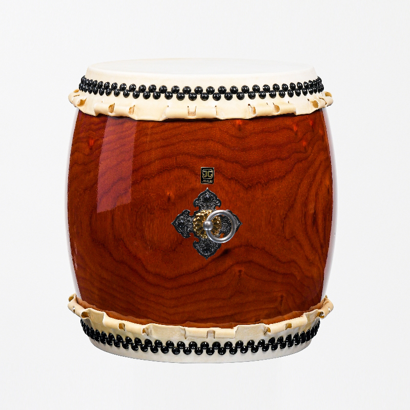 Nagado Daiko African Padauk (暁 Akatsuki Series)- JINLEI Taiko Drum for Sale